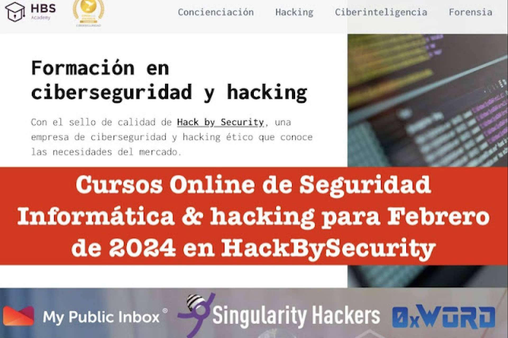 Nuevos cursos de Inteligencia Artificial, OSINT y Hacking con Hack by Security