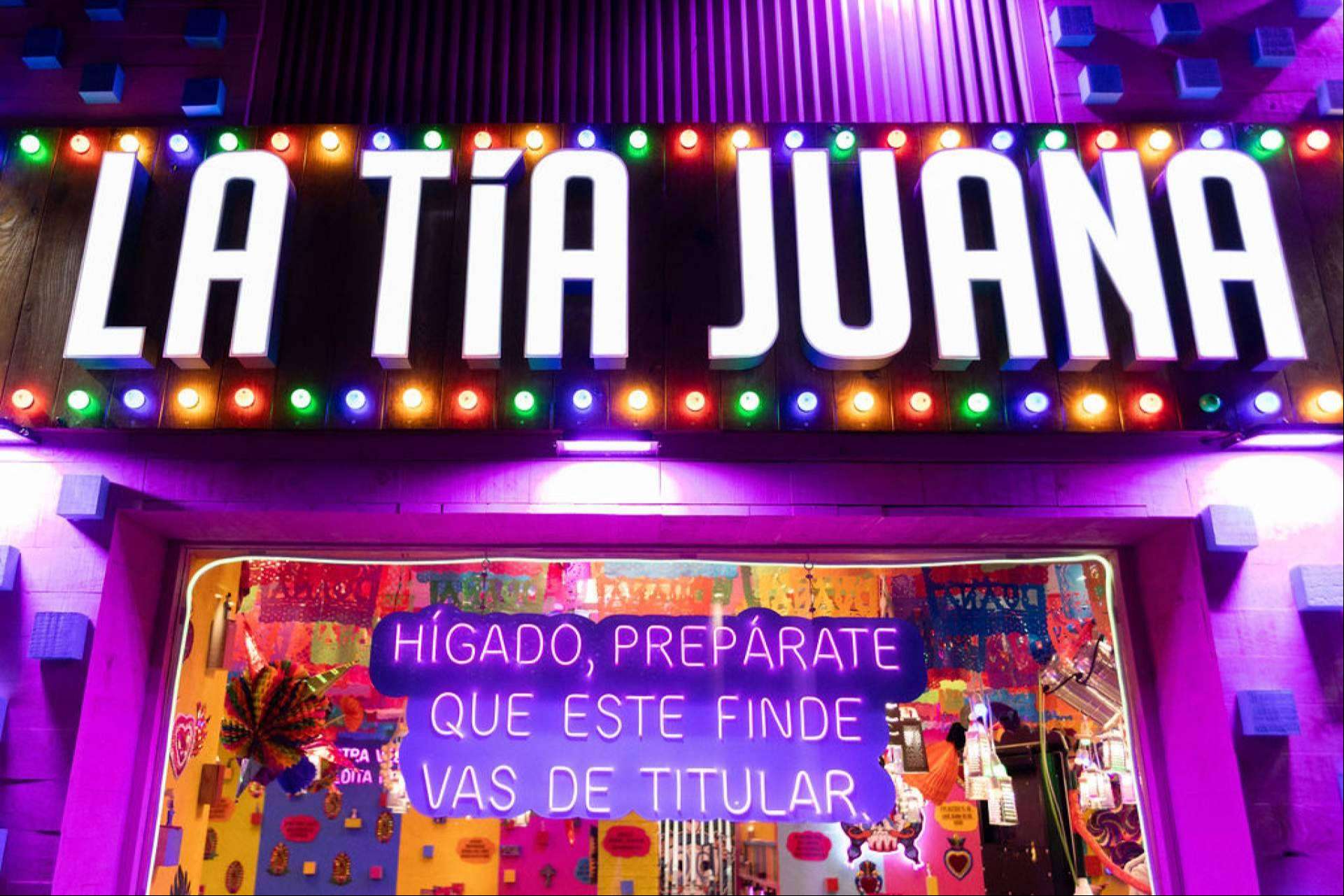 La Tía Juana y su amplia carta con variedad de comida mexicana