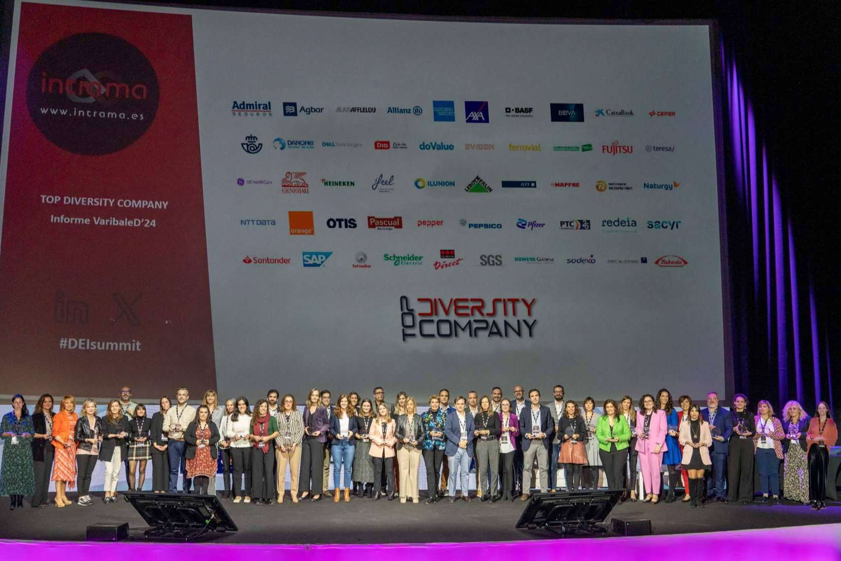 Certificación TOP DIVERSITY COMPANY de INTRAMA; las 50 Empresas Líderes ...